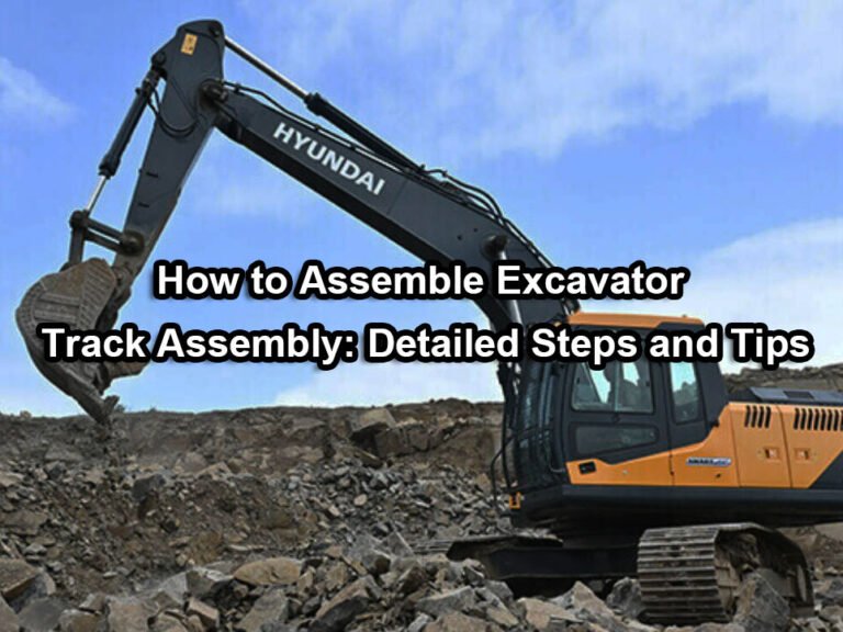 How to Assemble Excavator Track Assembly - GFM Manufacturer