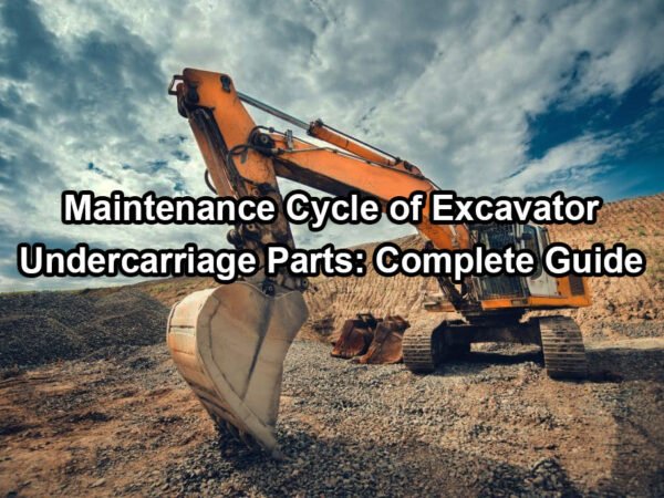 Maintenance Cycle of Excavator Undercarriage Parts