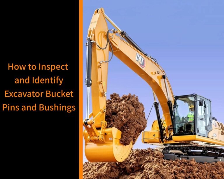 How to Inspect and Identify Excavator Bucket Pins and Bushings?